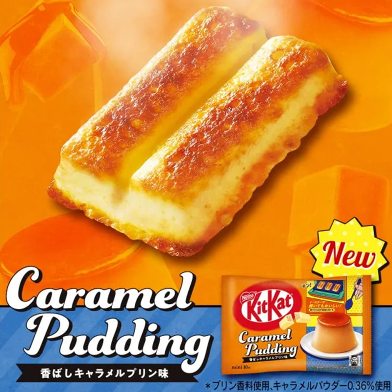 Tokyo Snack Box | Japanese Kit Kat: Caramel Pudding Flavor