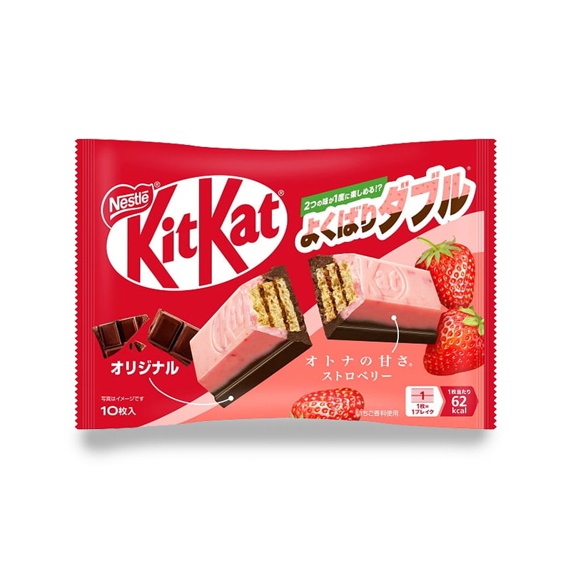 Tokyo Snack Box | Kit Kat Japonais : Goût Original & Fraise