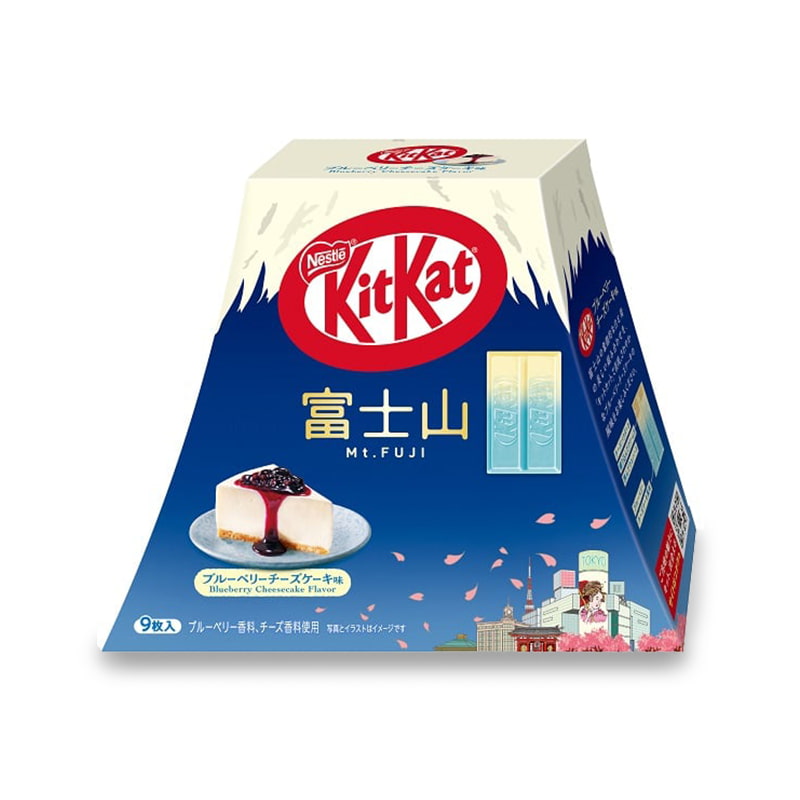 Tokyo Snack Box | Japanese Kit Kat: Blueberry Cheese Cake Flavor