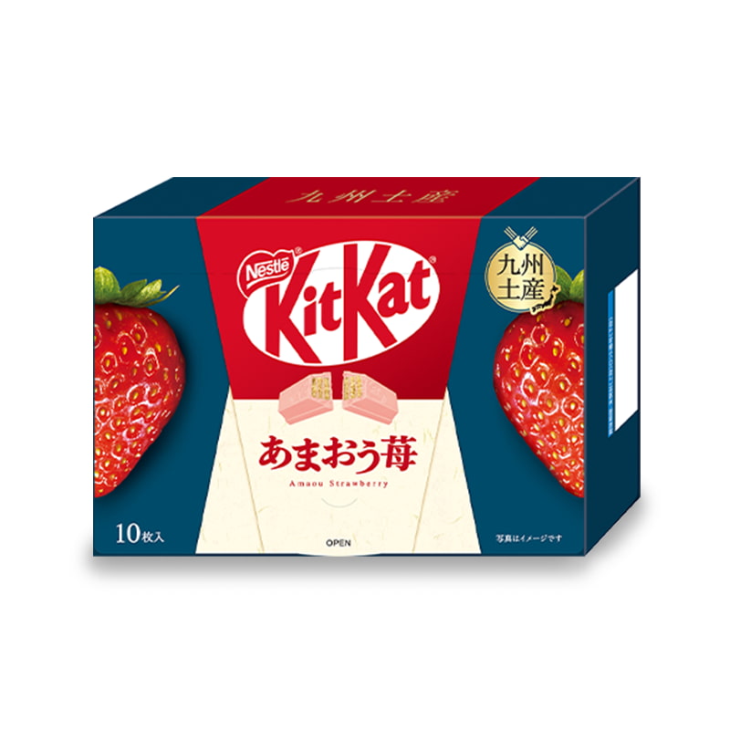 Tokyo Snack Box | Premium Japanese Kit Kat: Kyushu Strawberry Flavor