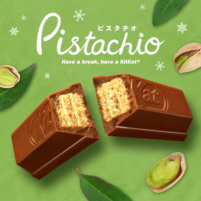 Tokyo Snack Box | Japanese Kit Kat: Pistachio Flavor