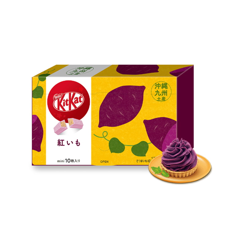 Tokyo Snack Box | Premium Japanese KitKat: Okinawa Sweet Potato
