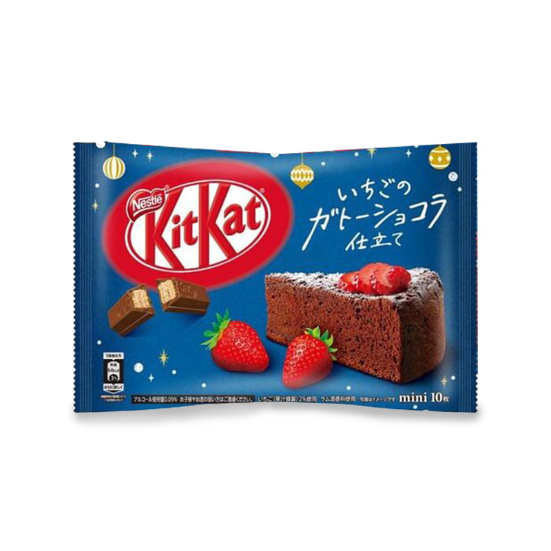 Tokyo Snack Box | Japanese Kit Kat: Strawberry Chocolate Cake Flavor